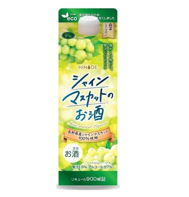 Amazon.co.jp: キング醸造 HiNODE シャインマスカットのお酒 900ml×2本 : 食品・飲料・お酒