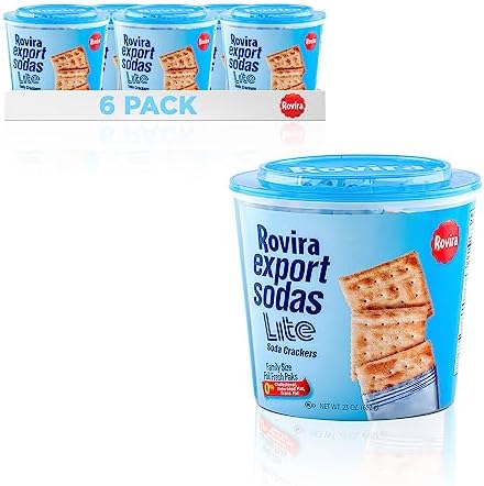 Amazon.com: Rovira Lite Soda Crackers, 23 oz. Bucket - Extra Fresh ...