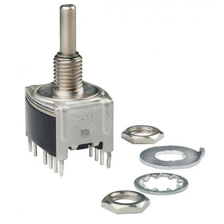 Rotary Switch, 3 Position, 2 Pole, 45 °, 100 mA, 28 V: Amazon.com ...