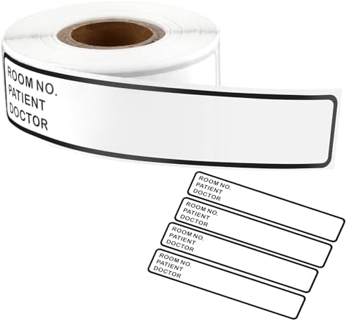 Amazon.com: 200 Pieces Binder Spine Stickers Patient Chart Binder 5.37 ...