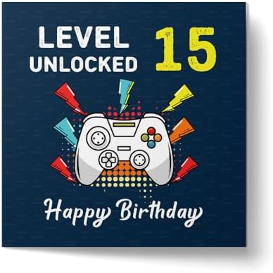Papa Prints 15 Birthday Card Happy Birthday Card with Envelope Birthday ...