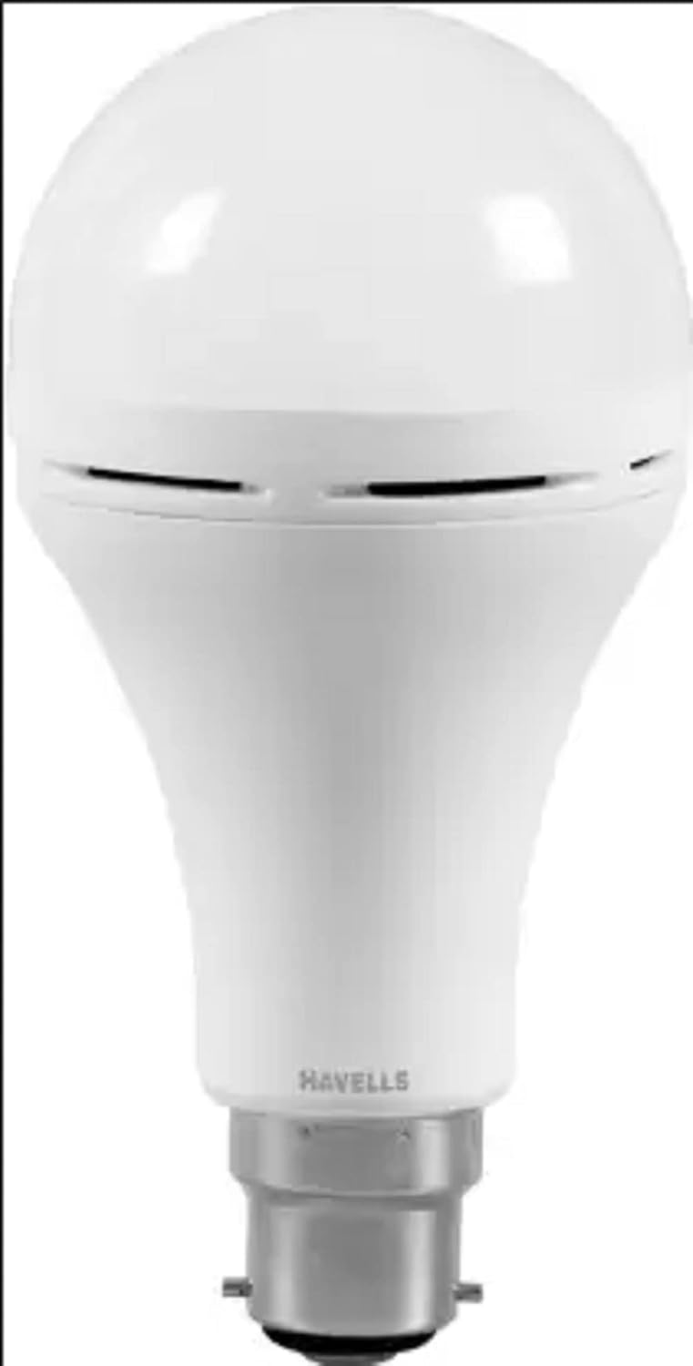 Buy HAVELLS 9W RECHARGEABLE LED BULB PACK OF-01 9 W Standard B22 ...