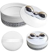 Amazon.com: Body Powder Puff and Container, 3.35" Portable Dusting ...
