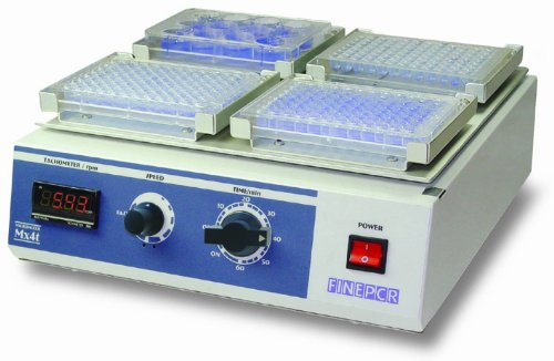 FinePCR MX4T/110V Microplate Mixer, 4 Plate Capacity, Digital Display ...