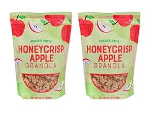 Amazon.com: Apple honeycrisp Granola by Trader Joes, 12 oz, Pack of 2