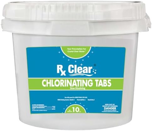 Amazon.com : Rx Clear 3" Inch Stabilized Chlorine Tablets | 10 Pounds ...
