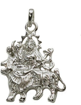 Silverwala 925 Sterling Silver Unisex Sri Durga Mata Locket (Silver ...