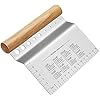 Amazon.com: ALLTOP Dough Bench Scraper/Cutter/Chopper Stainless Steel ...