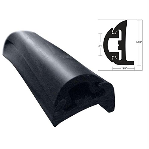 Amazon.com : Taco Semi-Rigid Rub Rail Kit - Black w/Black Insert - 50 ...