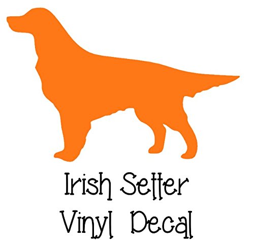 Amazon.com: Irish Setter Decal - Dog Breed Vinyl Decal - Select Your ...