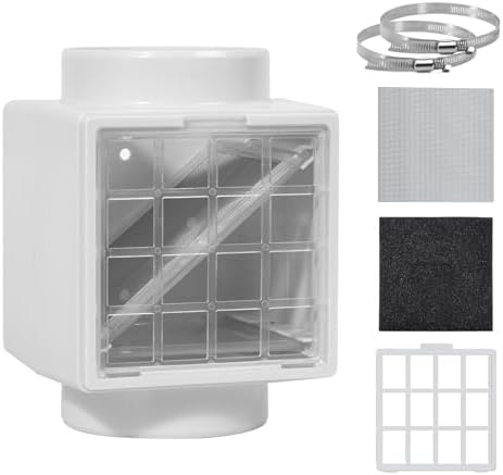 Amazon.com: Metal Dryer Lint Trap, Indoor Dryer Vent with Lint Catcher ...