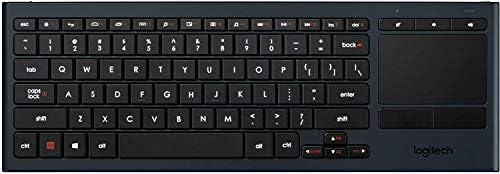Amazon.in: Buy Logitech K830 Illuminated Living-Room Keyboard (Black ...