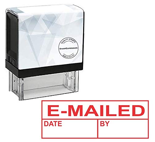 Amazon.com : StampExpression - EMAILED Date & by Office Self Inking ...