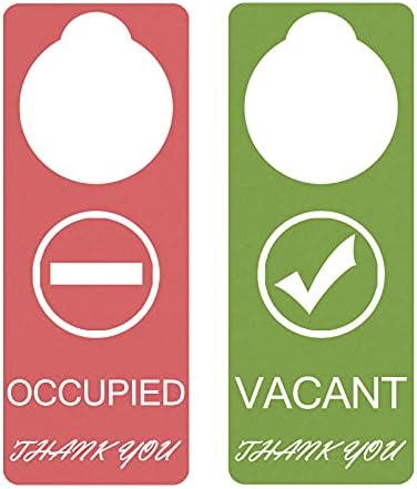 Letrero ocupado vacante, paquete de 2 para oficina en casa, baño ...