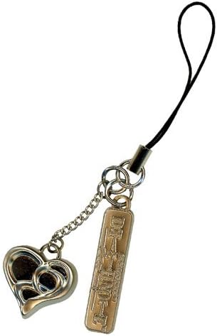 Amazon.com: Death Note: Ryuk Earring Charm and Death Note Logo Cell ...