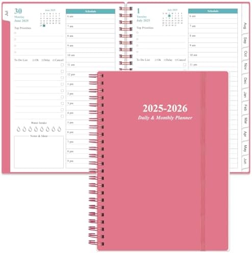 2025 Daily & Monthly Planner, One Page Per Day, January 2025 to ...