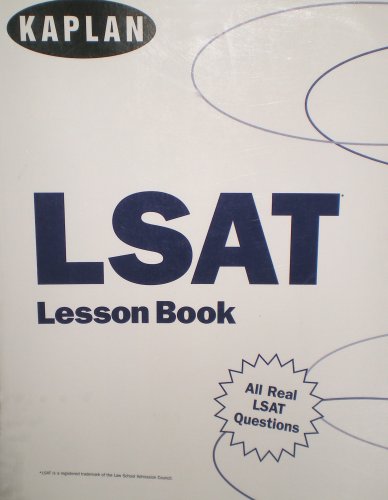 LSAT LESSON BOOK (KAPLAN): Unknown: Amazon.com: Books