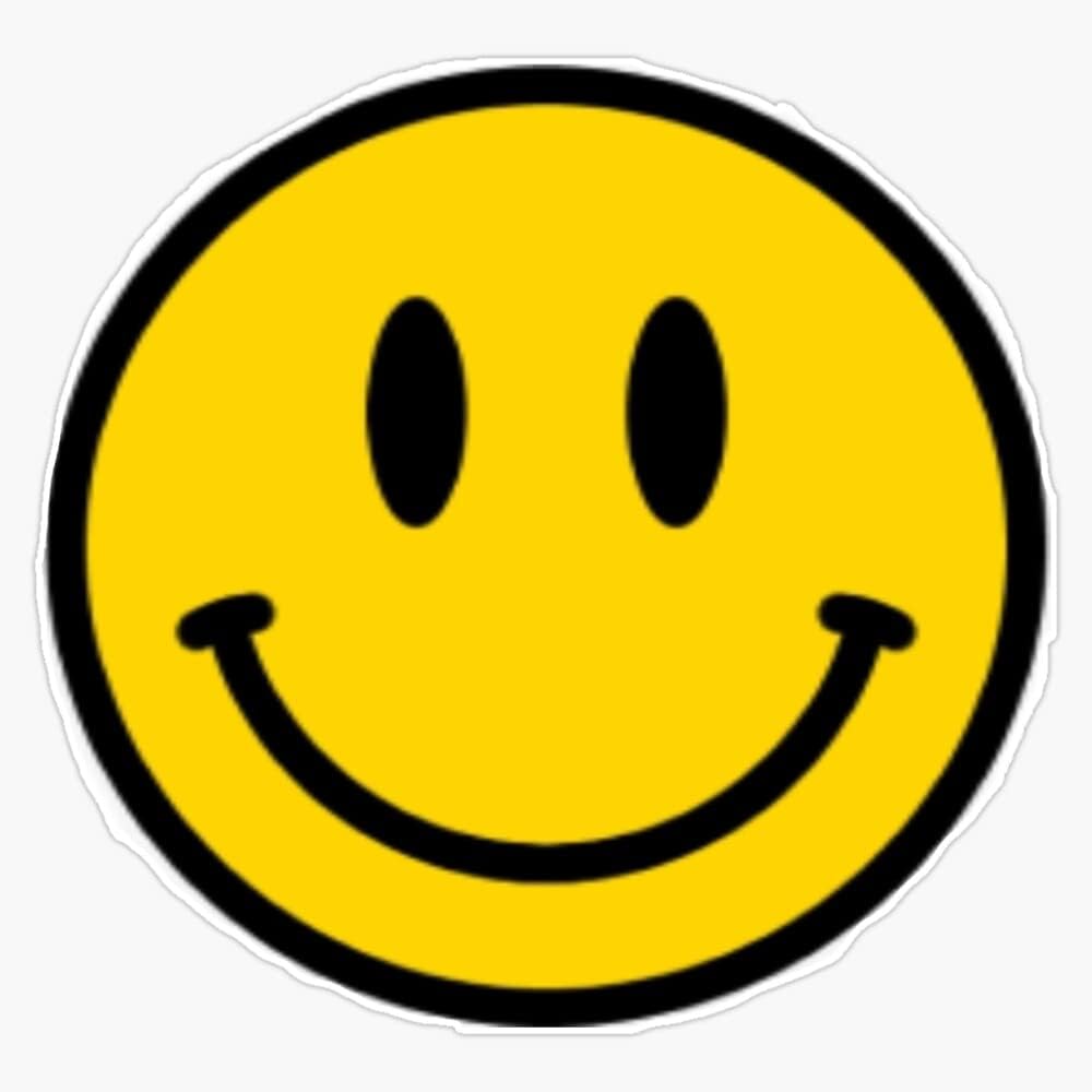 Amazon.com - Smiley Face Sticker Vinyl Waterproof Sticker Decal Car ...