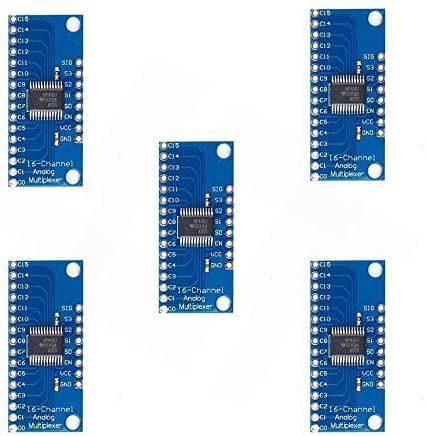 Riden 5Pcs 16CH Analog Digital Multiplexer Breakout Board Module CD74HC4067 CMOS Precise Module ...