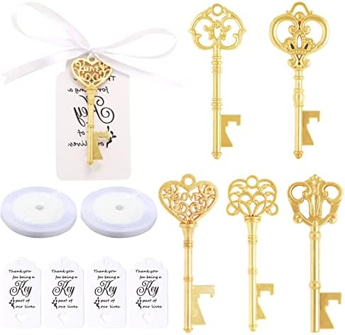 Amazon.com: WODEGIFT 50 PCS Wedding Favors Key Bottle Openers,Bridal ...