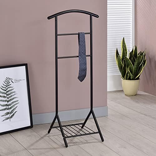 Amazon.com: HANLIVES Valet Stand for Man,Freestanding Clothes Stand ...