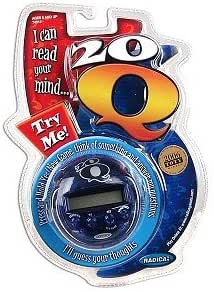 Amazon.com: Radica 74012 20Q I can read your mind Handheld Game (Blue ...