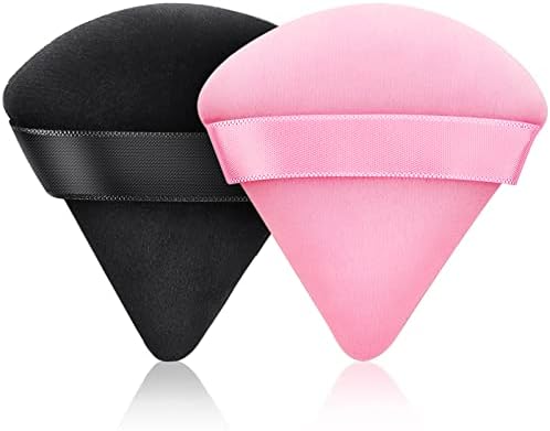 Amazon.com : 2 PCS Powder Puff Triangle Makeup Puffs for Loose Setting ...
