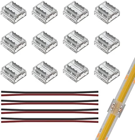 20 PCS 2-Pin 8mm Solderless LED Strip Connectors, Reliable and Easy-to ...