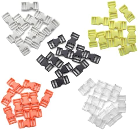 Amazon.com: Youmeizer 50PCS(5 Colors Mixed) Mini Plastic Contoured Side ...