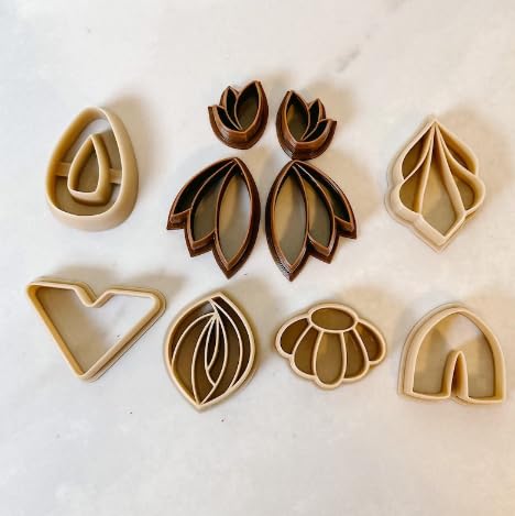 Polymer Clay Earing Cutters, Different Designs, Jewellery Tools, Clay ...