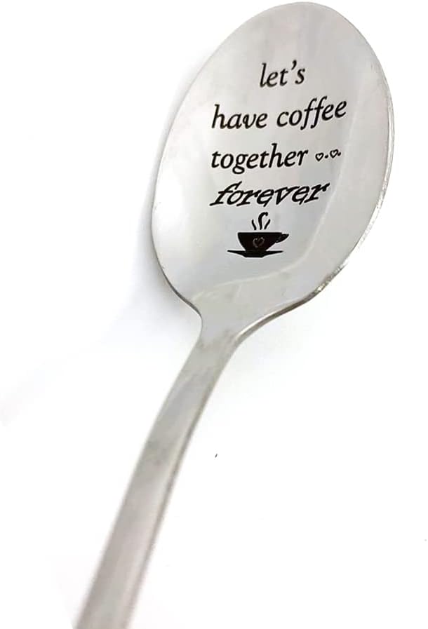 Amazon.com: ZBBFSCSB Engraved Spoon Set of 2: for Couples, Ideal for ...