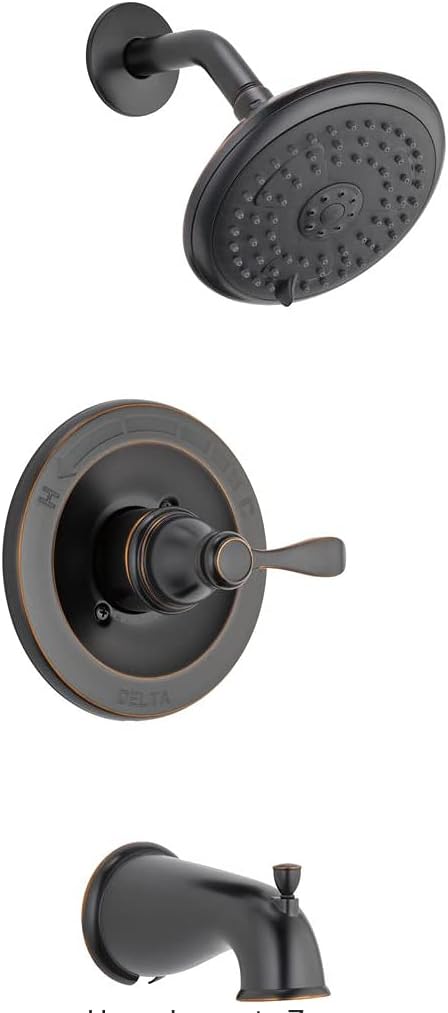Delta Monitor Porter 1-Handle Oil Rubbed Tub and Shower Faucet - Amazon.com