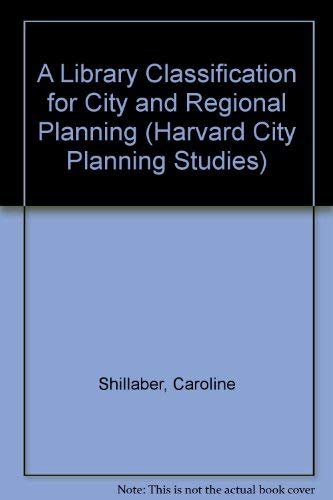 Amazon | A Library Classification for City and Regional Planning ...