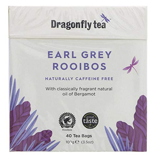 Amazon.com : Dragonfly Teas Rooibos Earl Grey 40 bags (Pack of 4 ...