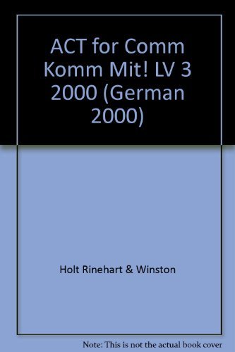 Amazon.com: Komm Mit Level 3, Grade 11 Activites for Communication ...