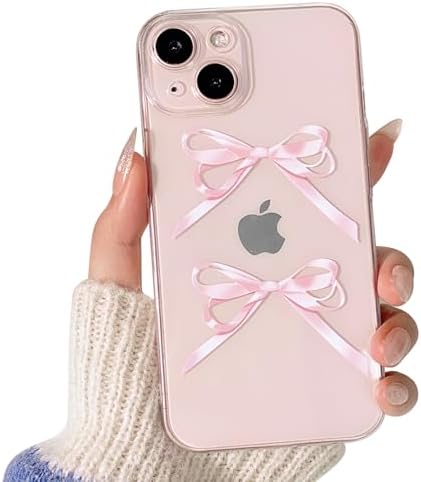 Amazon.com: ZOEVEES Christmas Bow Phone Case Compatible with iPhone 13, Coquette Aesthetic Bling ...