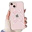 Amazon.com: Lovmooful Compatible for iPhone 13 Case Aesthetic Clear Cute Ribbon Bowknot Design ...