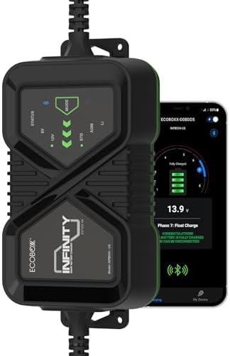 Amazon.com: Infinity 4A Battery Charger with BT App Monitoring, IP65 ...