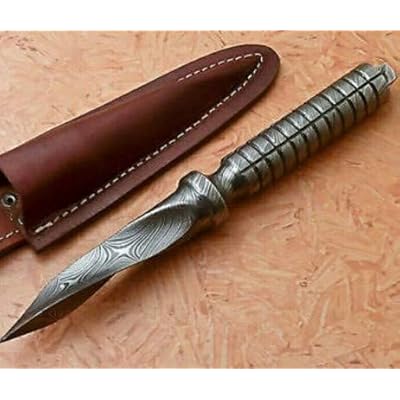 Dg-21 Full Damascus Double Round Edge Dagger Knife Nepal | Ubuy