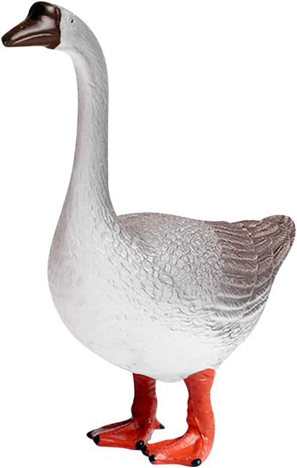 Amazon.com: Hi-Line Gift Standing Canada Goose Statue, Grey/Natural ...