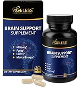 Amazon.com: Ageless Brain Supplements for Memory and Focus & Cognitive ...