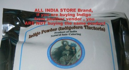 Indigo Powder 400 Grams All India Store Brand Indigofera Tinctoria ...
