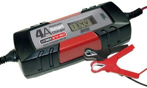 Maypole MP7423 Battery Charger Auto Electronic 3.8A 12V Fast/Trickle ...