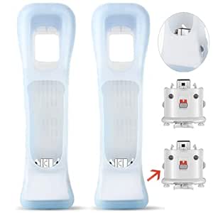 Amazon.com: SogYupk 2 Pack Wii Motion Plus Adapter,With silicone shell ...