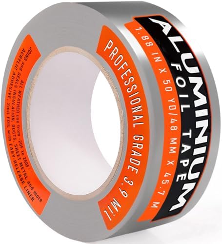 Amazon.com: Duck Brand HVAC UL 723 Metal Repair Aluminum Foil Tape, 1. ...