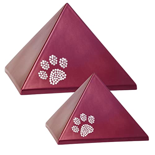 Urns UK Penrith Crystal Paw Pyramid Chocolate 0.5L, S – BigaMart