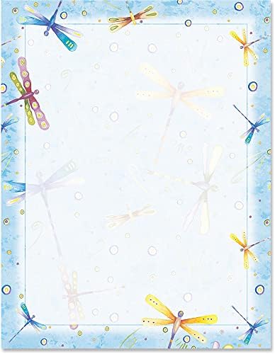 Amazon.com : Paperdirect Iridescent Dragonfly Celebration Spring Invite ...