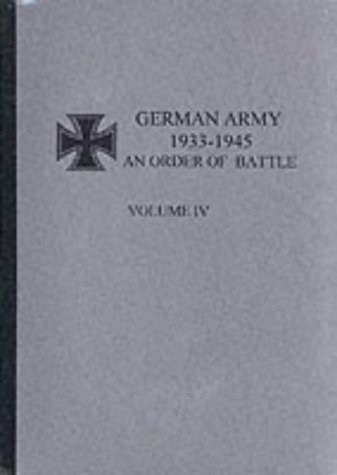 The German Army 1933-1945: Vol IV; Motorized , Armored , and Mountain ...