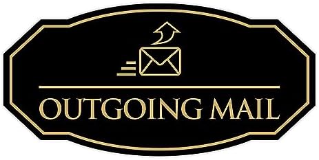 Amazon.com : Signs ByLITA Victorian Outgoing Mail Durable ABS Plastic ...