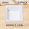 Amazon.com: Weigh Boats Medium 100ml, 63 Pack Disposable Plastic Trays ...